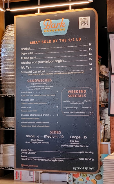 Bark Barbecue Restaurant Menu | Authentic Texas-Style BBQ in Brooklyn, NY